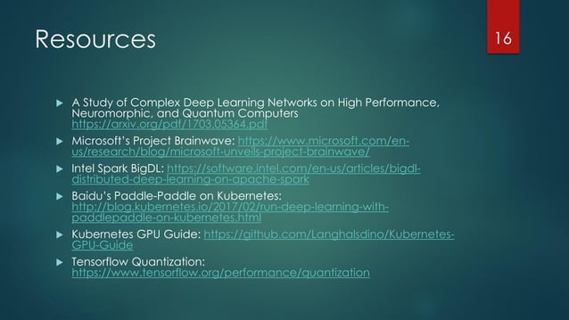 Distributed deep learning optimizations | PPT