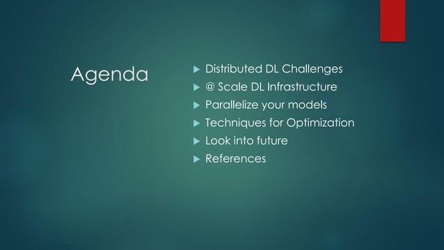 Distributed deep learning optimizations | PPT Distributed deep learning optimizations | PPT