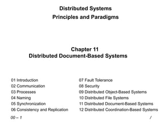 Distributed document based system | PPT