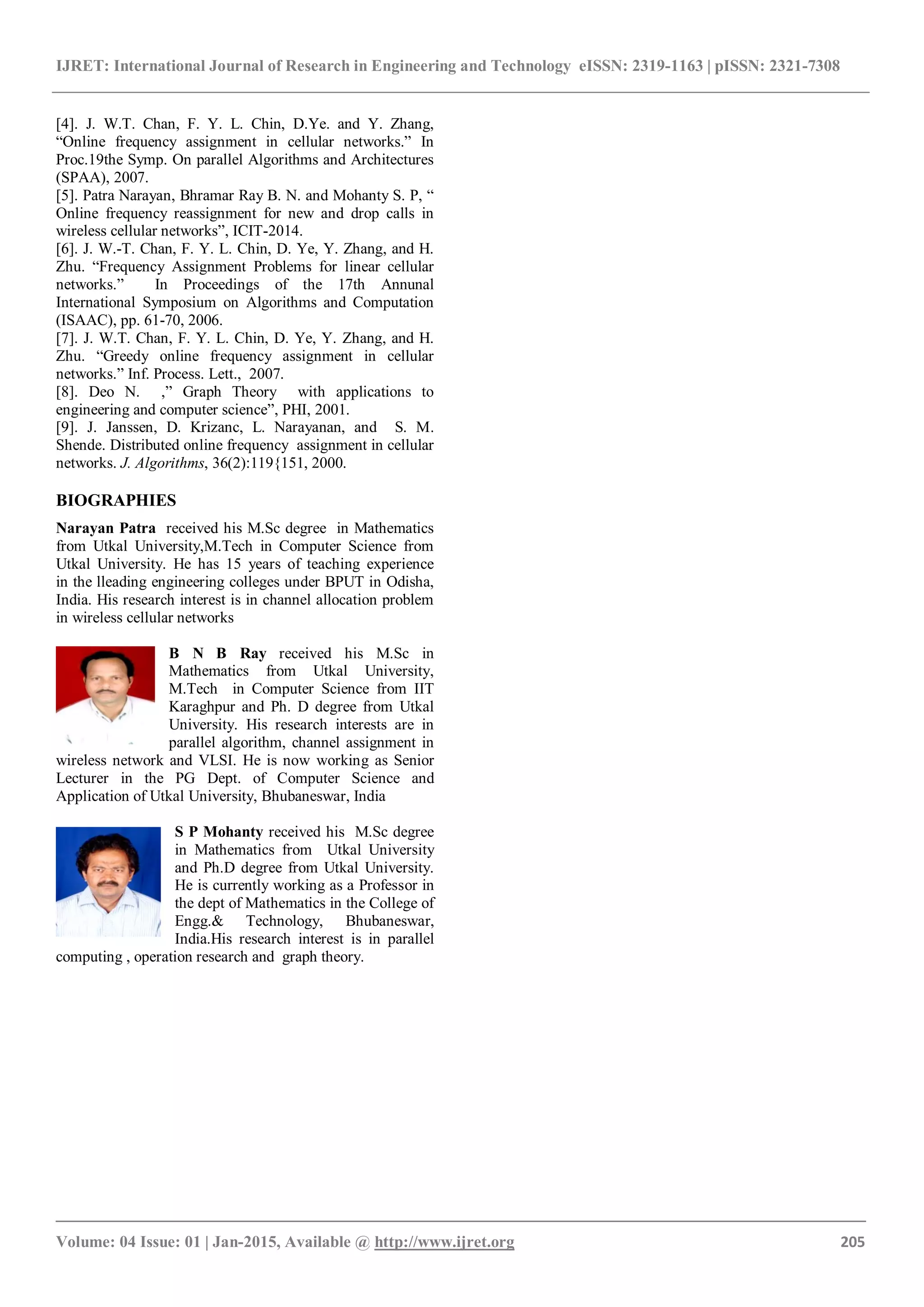 Distributed Dynamic Frequency Allocation In Wireless Cellular Networks