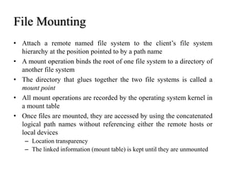 Distributed file system | PPTX