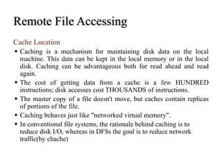 Distributed file system | PPTX