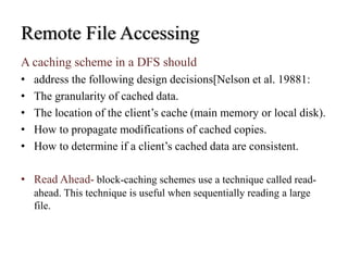 Distributed file system | PPTX