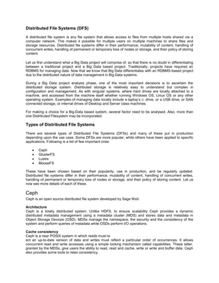 Distributed File Systems | PDF