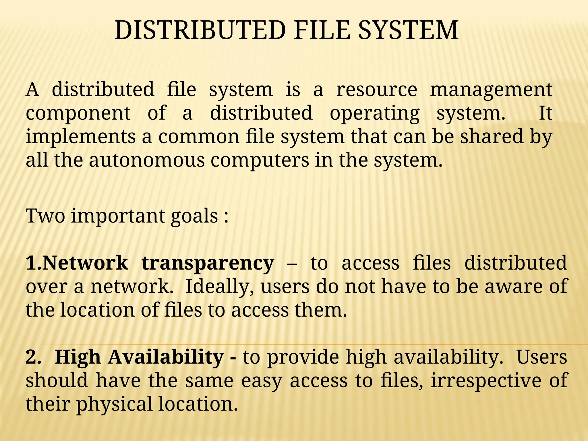 File Distribution System for Operating S | PPT