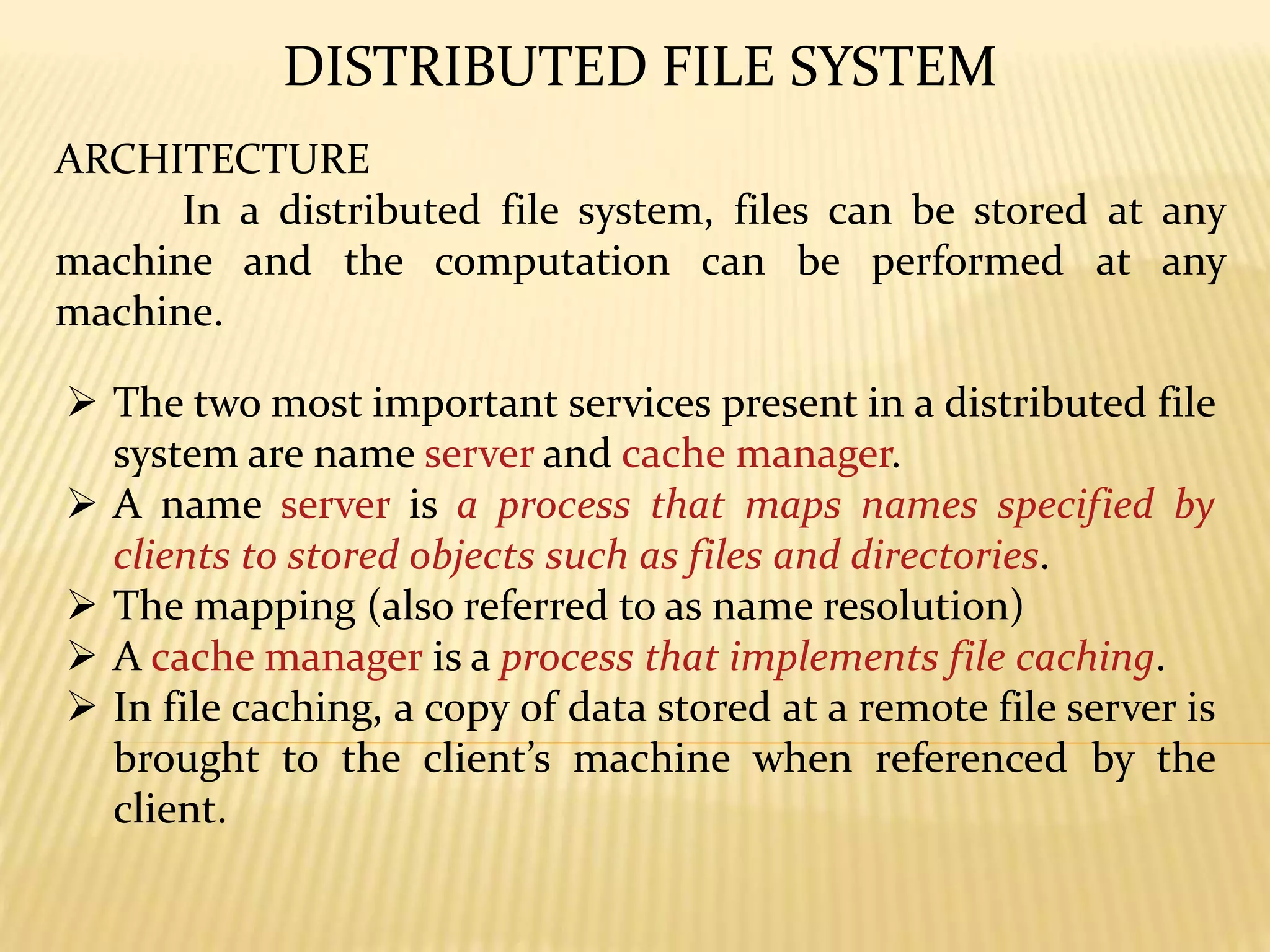 Distributed file systems dfs | PPT Distributed file systems dfs | PPT