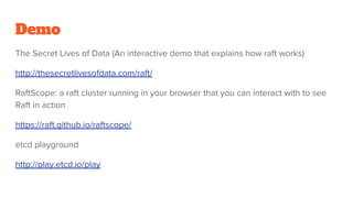 Distributed fun with etcd | PDF