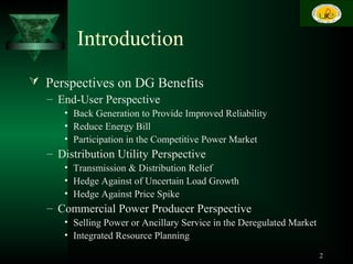 Distributed Generation | PPT