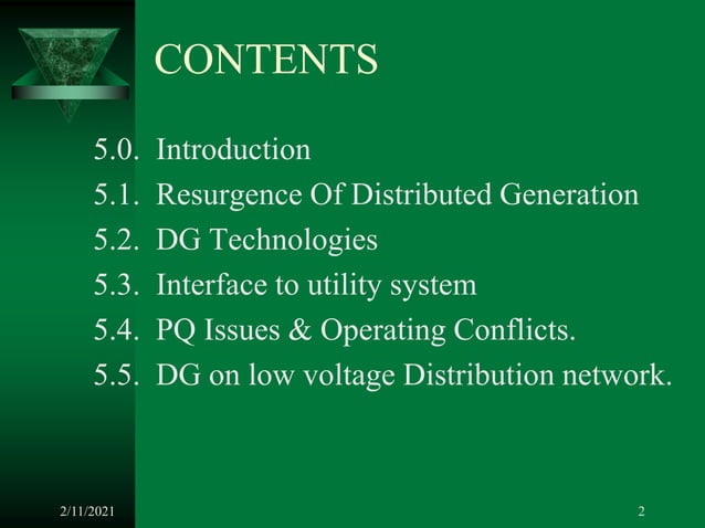 Distributed generation & power quality unit 5 | PDF