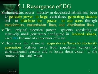 Distributed generation & power quality unit 5 | PDF