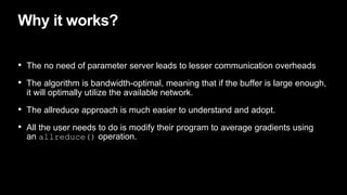 Distributed Deep learning Training. | PPTX
