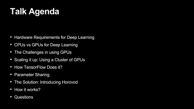 Distributed Deep learning Training. | PPT