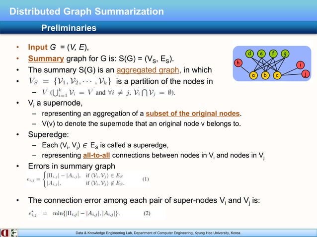 Distributed graph summarization | PPT