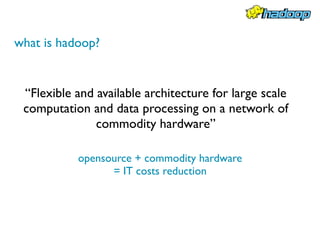 Distributed Programming Framework, hadoop | KEY