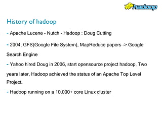 Distributed Programming Framework, hadoop | KEY