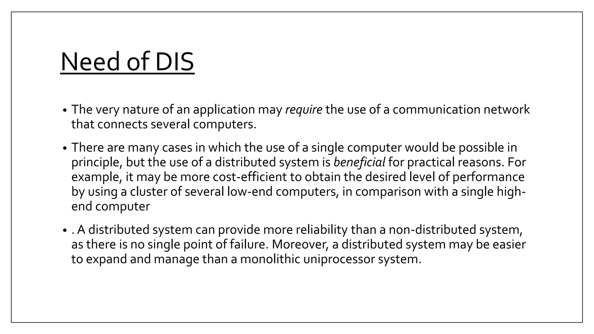 Distributed information system | PPTX