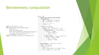 Distributed K-Betweenness (Spark) | PPTX