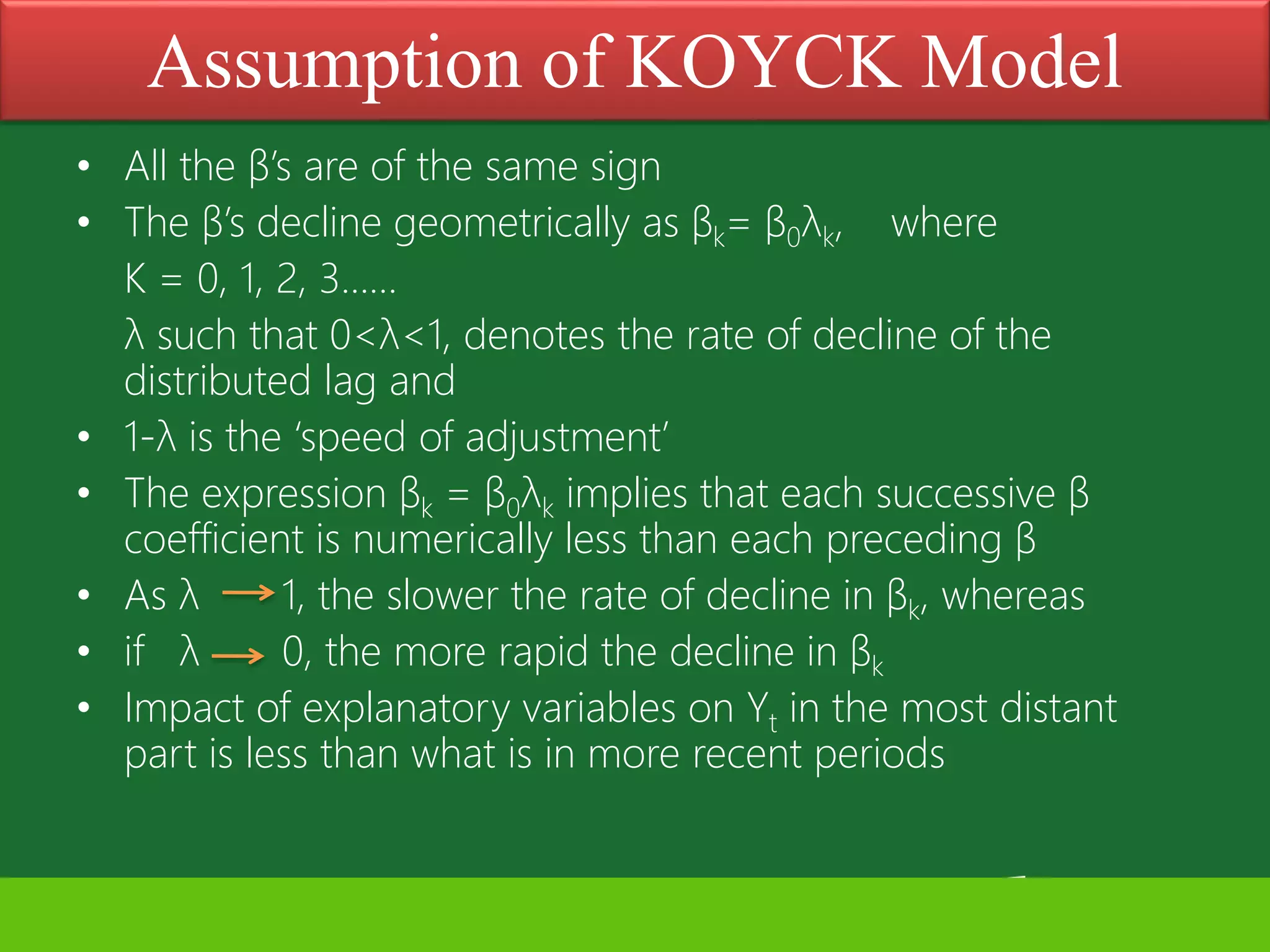 Distributed lag model | PPT