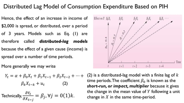 Distributed lag model koyck | PPTX | Business Banking & Finance | Business