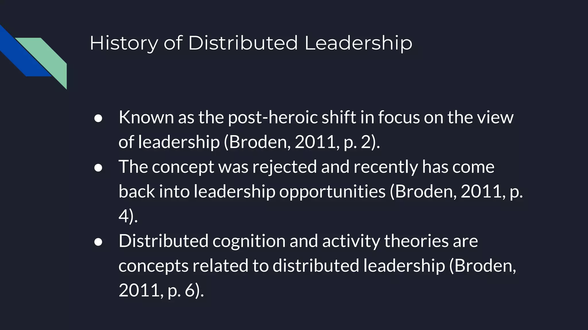 Distributed Leadership | PDF