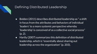 Distributed Leadership | PDF