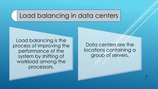 Distributed load balancing with multiple datacenter analysis | PPT