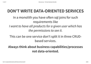 Distributedmonolith | PPT