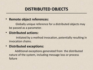 Distributed objects & components of corba | PPT | Programming Languages | Computing