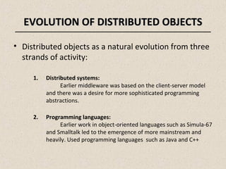 Distributed objects & components of corba | PPT
