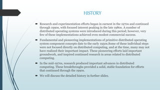 Distributed operating system | PPTX