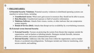 Distributed Operating System Resource Security And Protection: Access ...