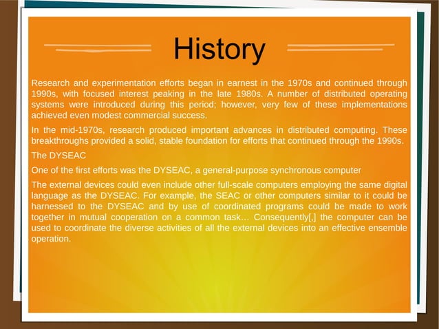 Distributed Operating Systemos Ppt 