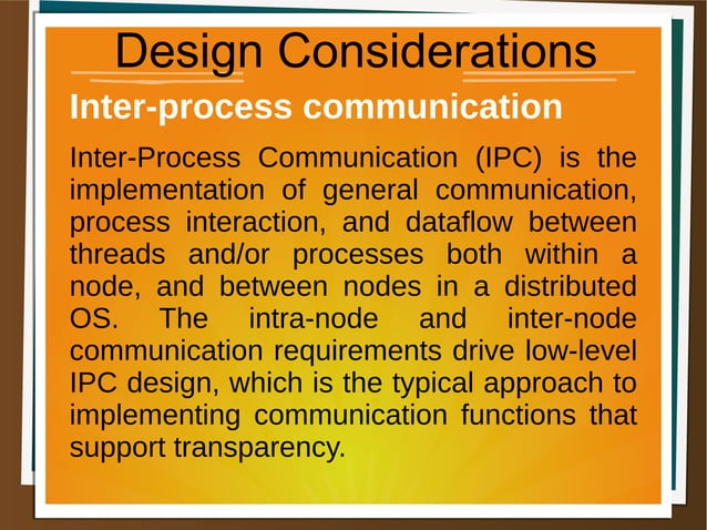 Distributed operating system(os) | ODP