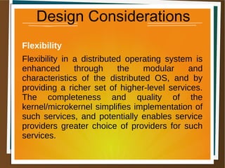 Distributed operating system(os) | PPT