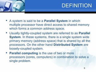 Distributed & parallel system | PPT