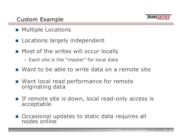 Geographically Distributed PostgreSQL