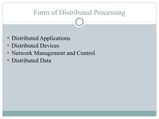 Distributed Processing | PPT