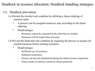 Distributed process management Distributed deadlock.ppt