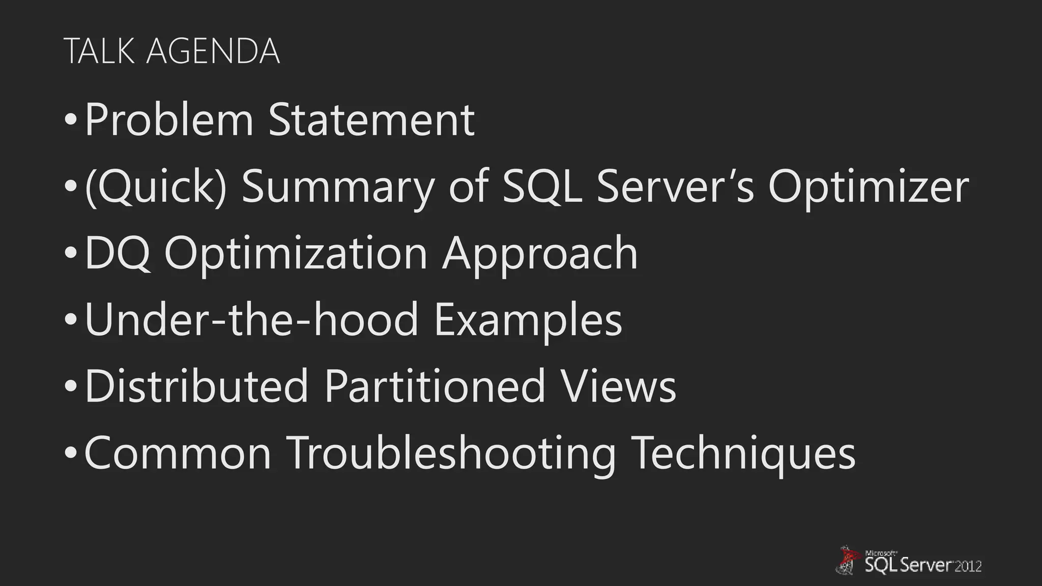 Distributed query deep dive conor cunningham | PPTX