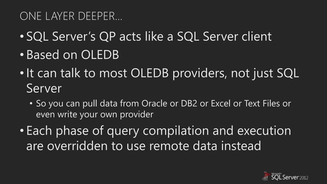 Distributed query deep dive conor cunningham | PPT | Free Download