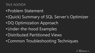 Distributed query deep dive conor cunningham | PPTX