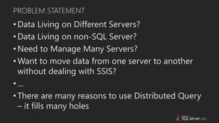 Distributed query deep dive conor cunningham | PPTX