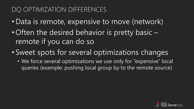 Distributed query deep dive conor cunningham | PPT | Free Download