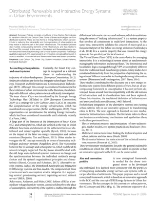 Distributed renewable and interactive energy systems | PDF