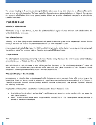Distributed replicated block device | PDF | Operating Systems | Computer Software and Applications