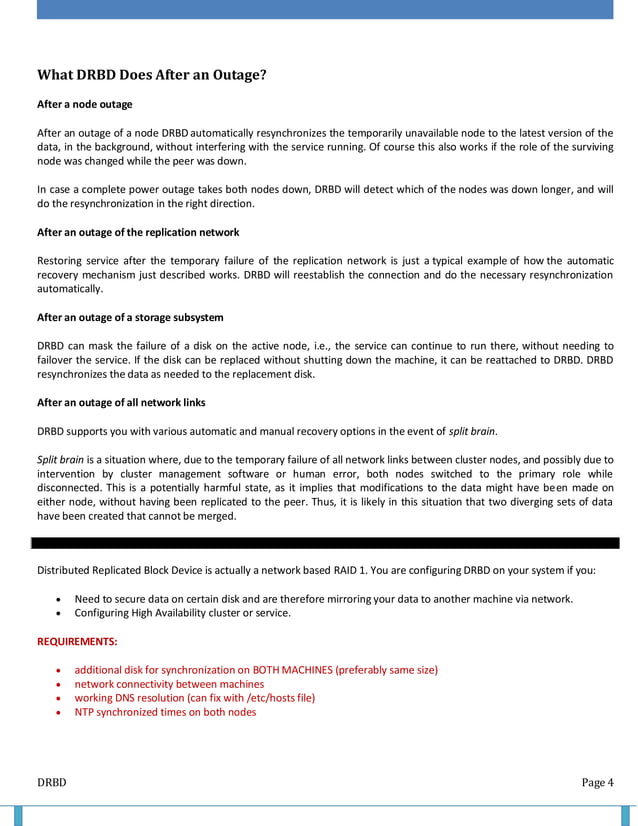 Distributed replicated block device | PDF | Operating Systems | Computer Software and Applications