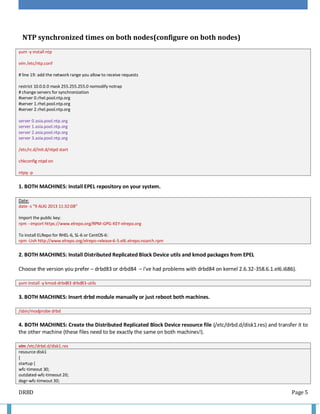 Distributed replicated block device | PDF