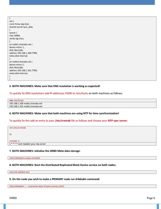 Distributed replicated block device | PDF | Operating Systems | Computer Software and Applications