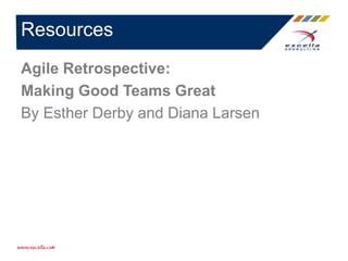 Techniques for Keeping Distributed Retrospectives Effective and Fun ...