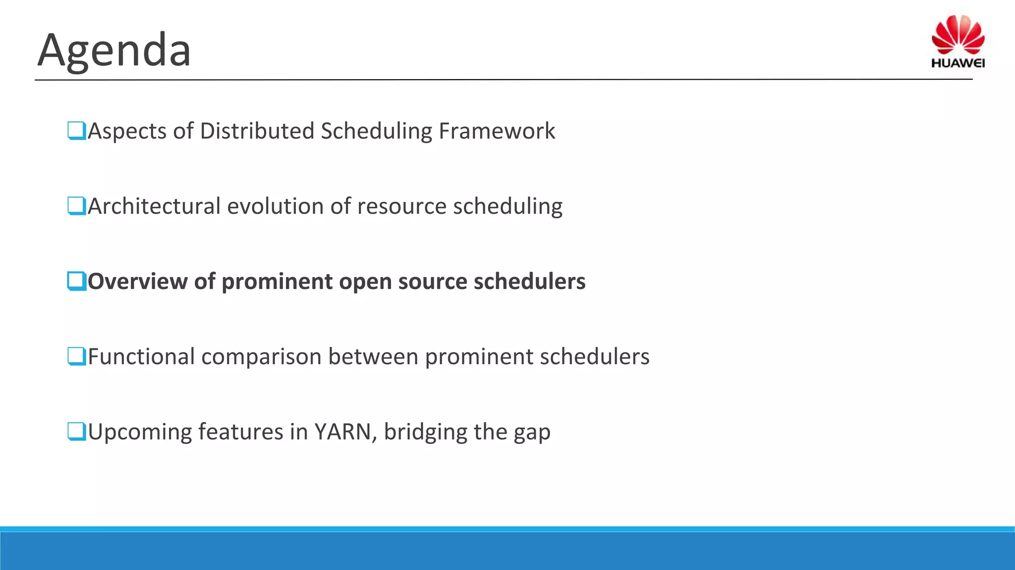 Distributed Resource Scheduling Frameworks | PPT Distributed Resource Scheduling Frameworks | PPT